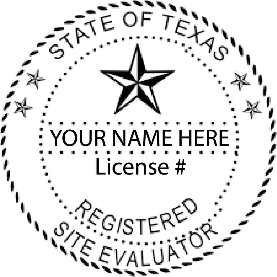 Bobs Printing & Copy Shop · State License Stamps (Texas)